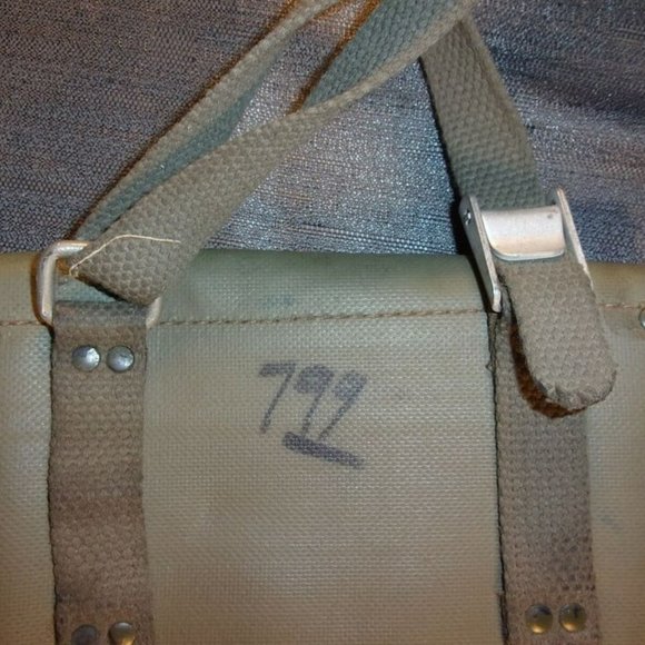 Bags | Vintage Pre Wwii 1937 Vinyl Military Satchel German Shoulder Map ...